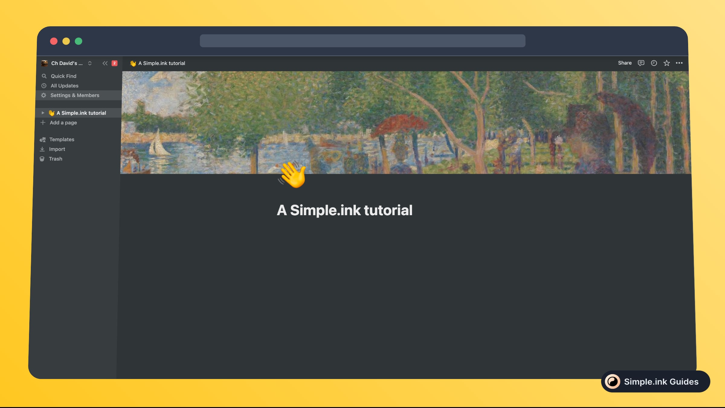How To Turn On off Dark Mode In Notion Simple ink