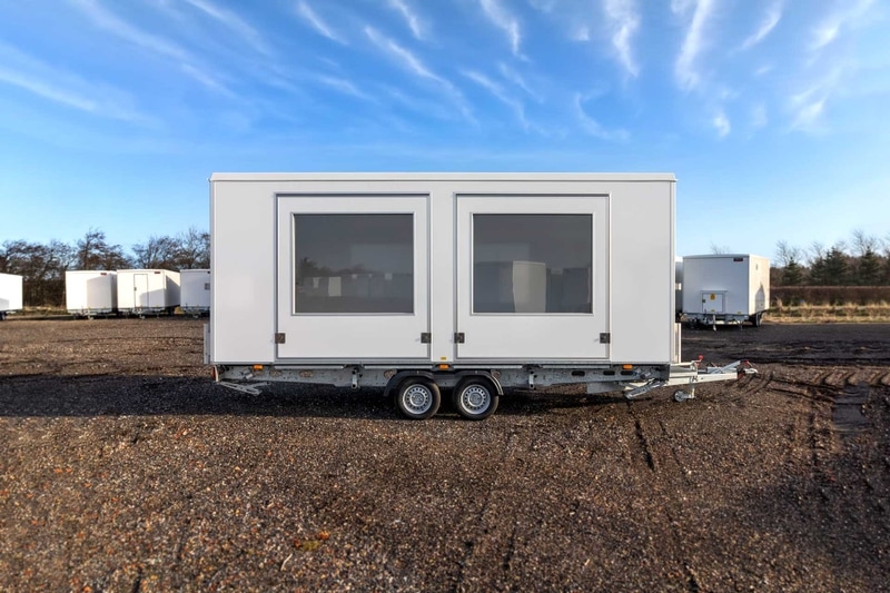 Display trailer - For presenting products at trade fairs