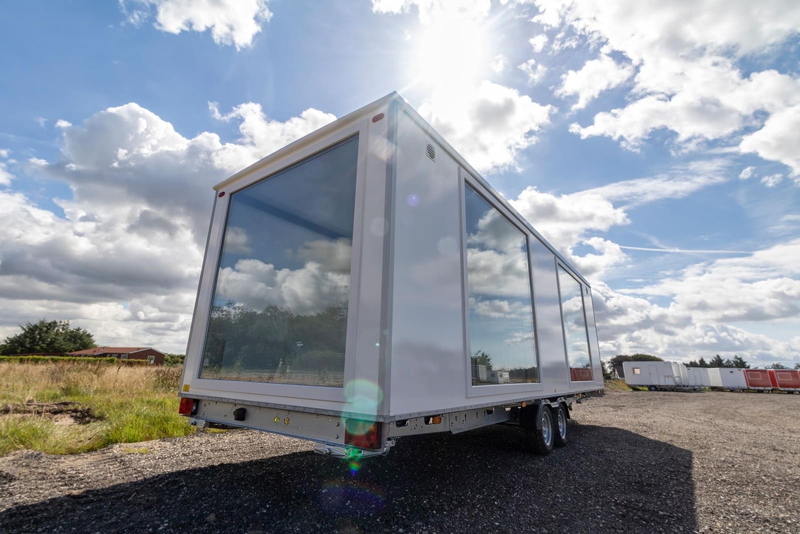 Display trailer - For presenting products at trade fairs