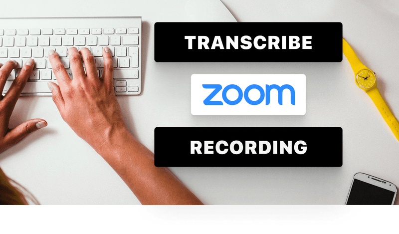 Save a transcript of Zoom local recording