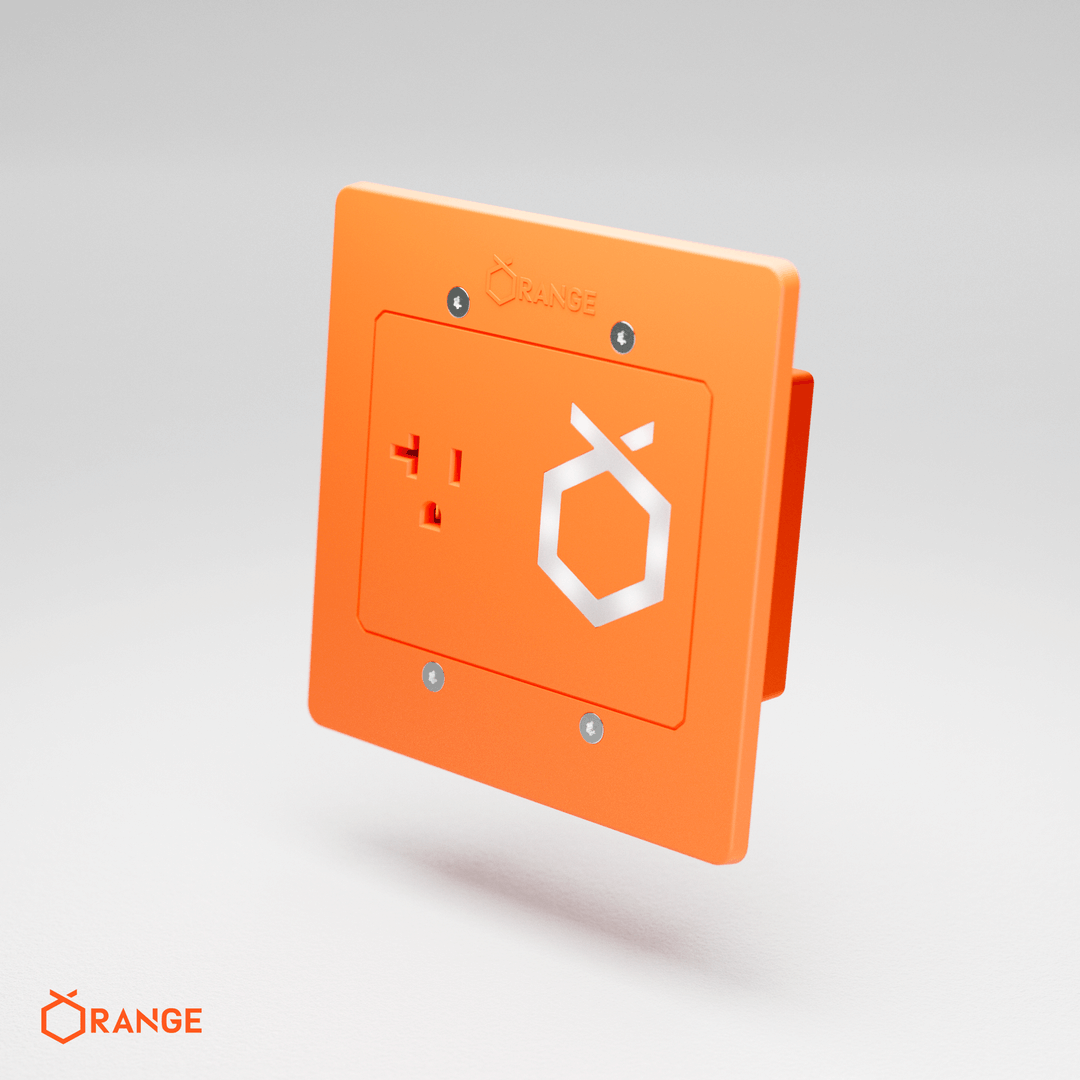 Orange Electric Vehicle Charger