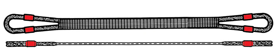 Flat Woven Slings - Cradle Lift - Andromeda Industries Steel Cables ...