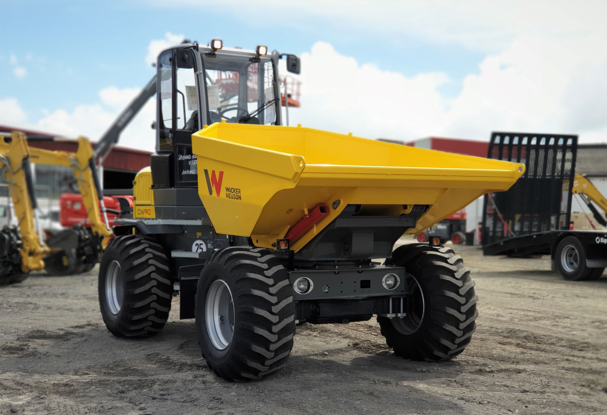 9T Site Dumper Hire | Wacker Neuson – DW90 Site Dumper Rental - Equipt
