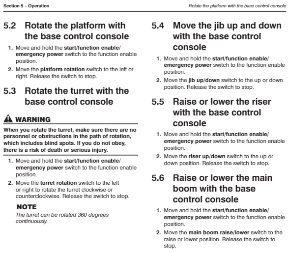 15.5m platform / 17.5m working height - Articulating Knuckle Boom Hire ...