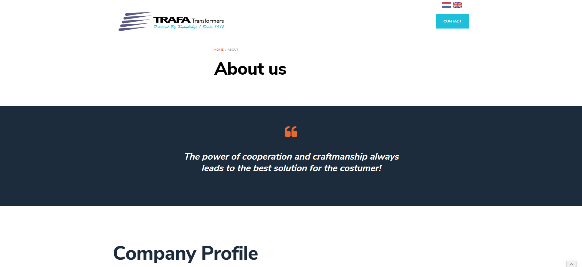 About | Trafa B.V.
