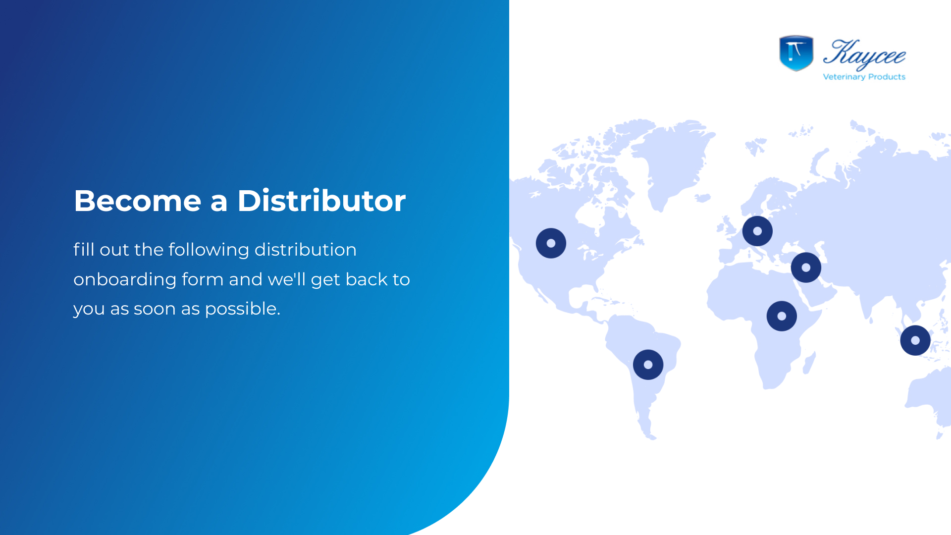 Become a Distributor | Kaycee Veterinary Products