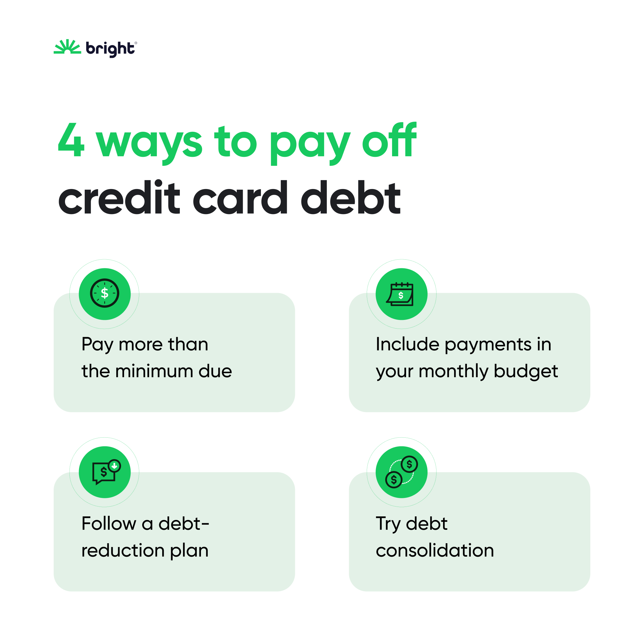 5 mistakes to avoid when paying off debts - Bright