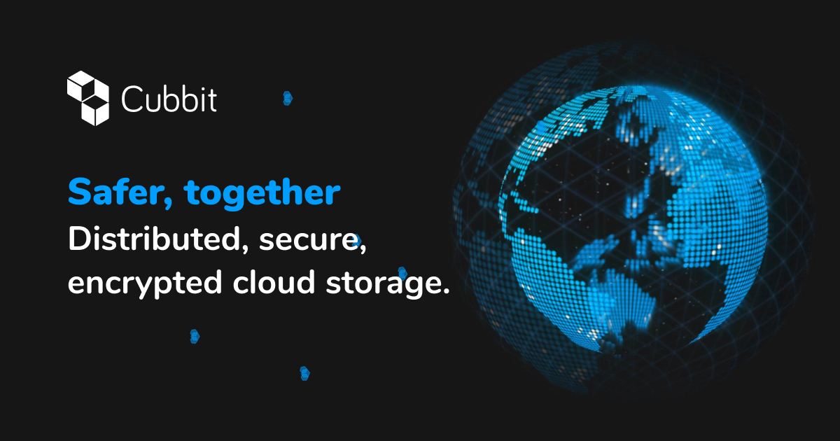 Cubbit | Distributed, secure encrypted cloud storage