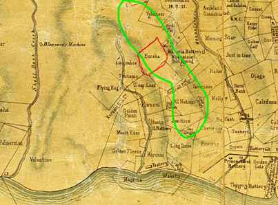 Eureka Gold Mining Settlement, Kuranui Valley, Thames Special Area