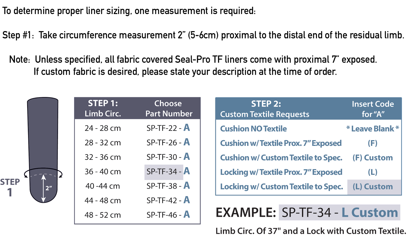 SealPro TF | Transfemoral Prosthetic Liner | ESP