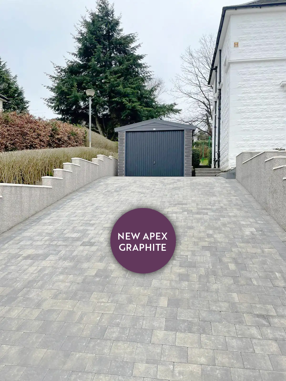 New Apex Graphite Installation in Mosspark | Concrete Garages Scotland