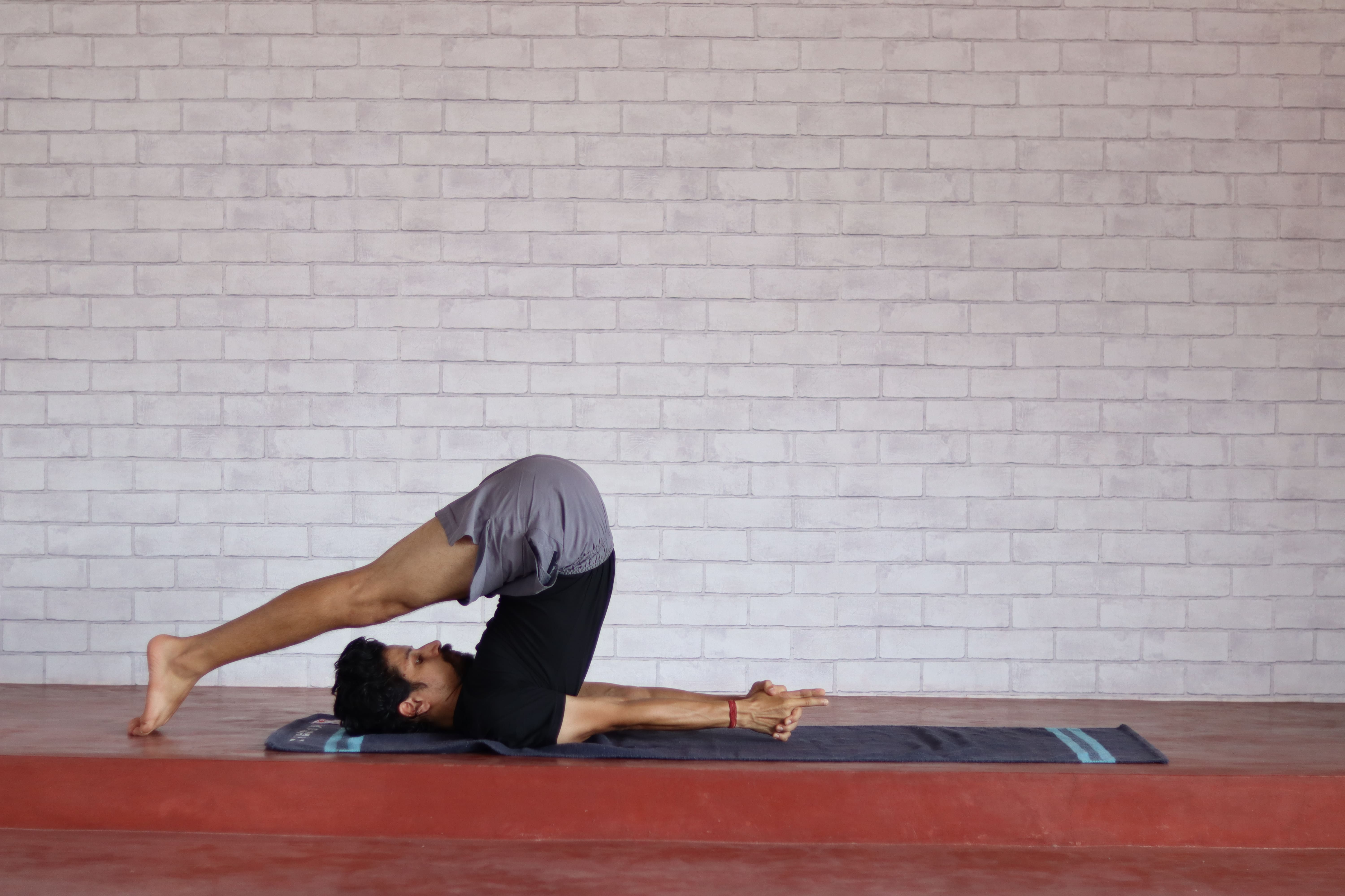 Plow pose or Halasana