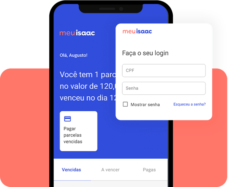 isaac - Mensalidades em dia o ano todo