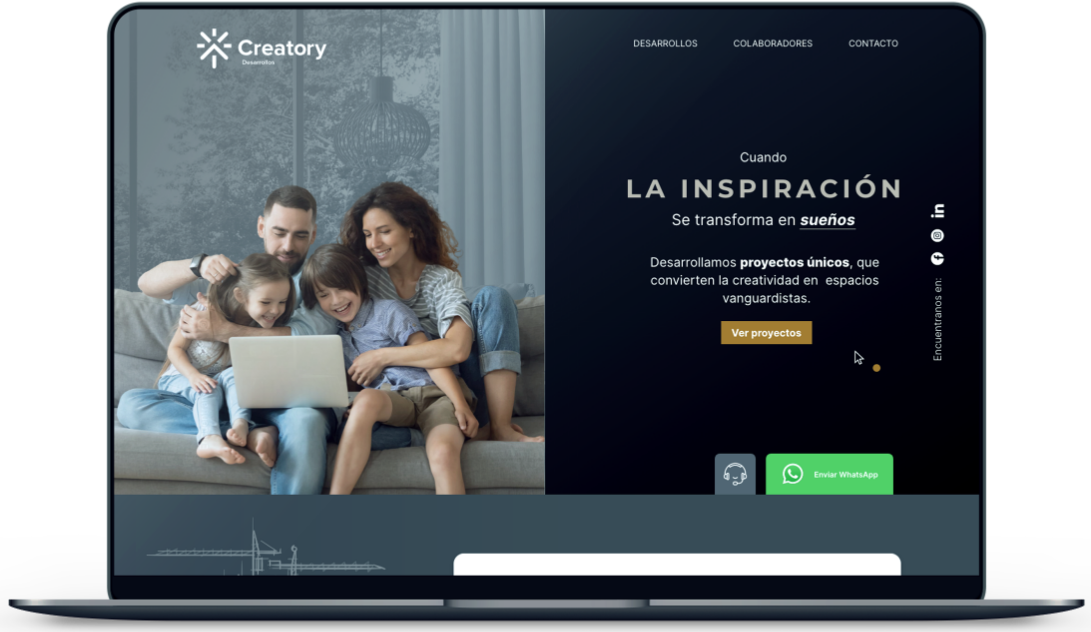 Creatory Desarrollos® - Website corporativo