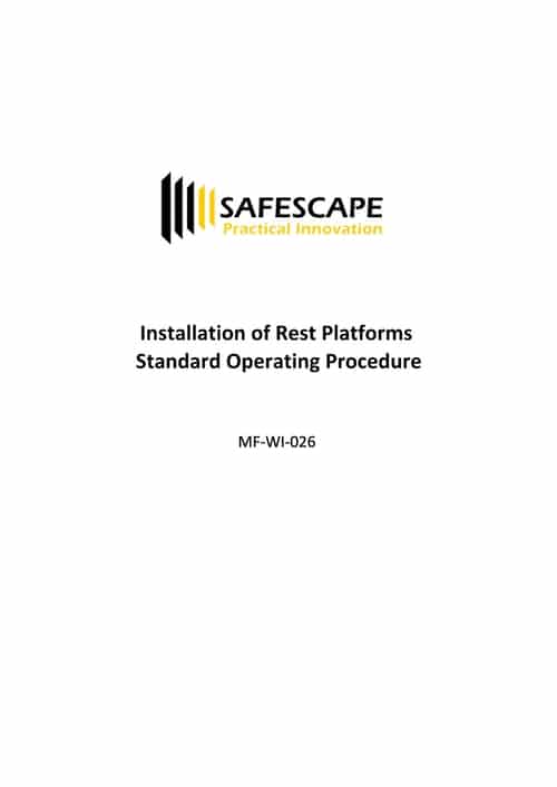 MF-WI-026 Installation of Laddertube Rest Platform | Safescape Extranet