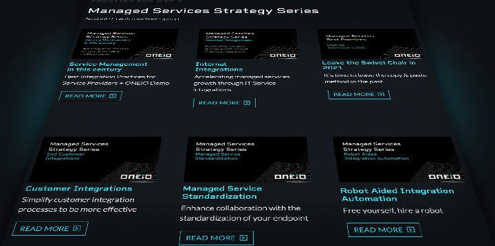 Create scalable integrations, without a line of code | ONEiO