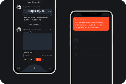 Woice an async voice messenger with transcriptions ️