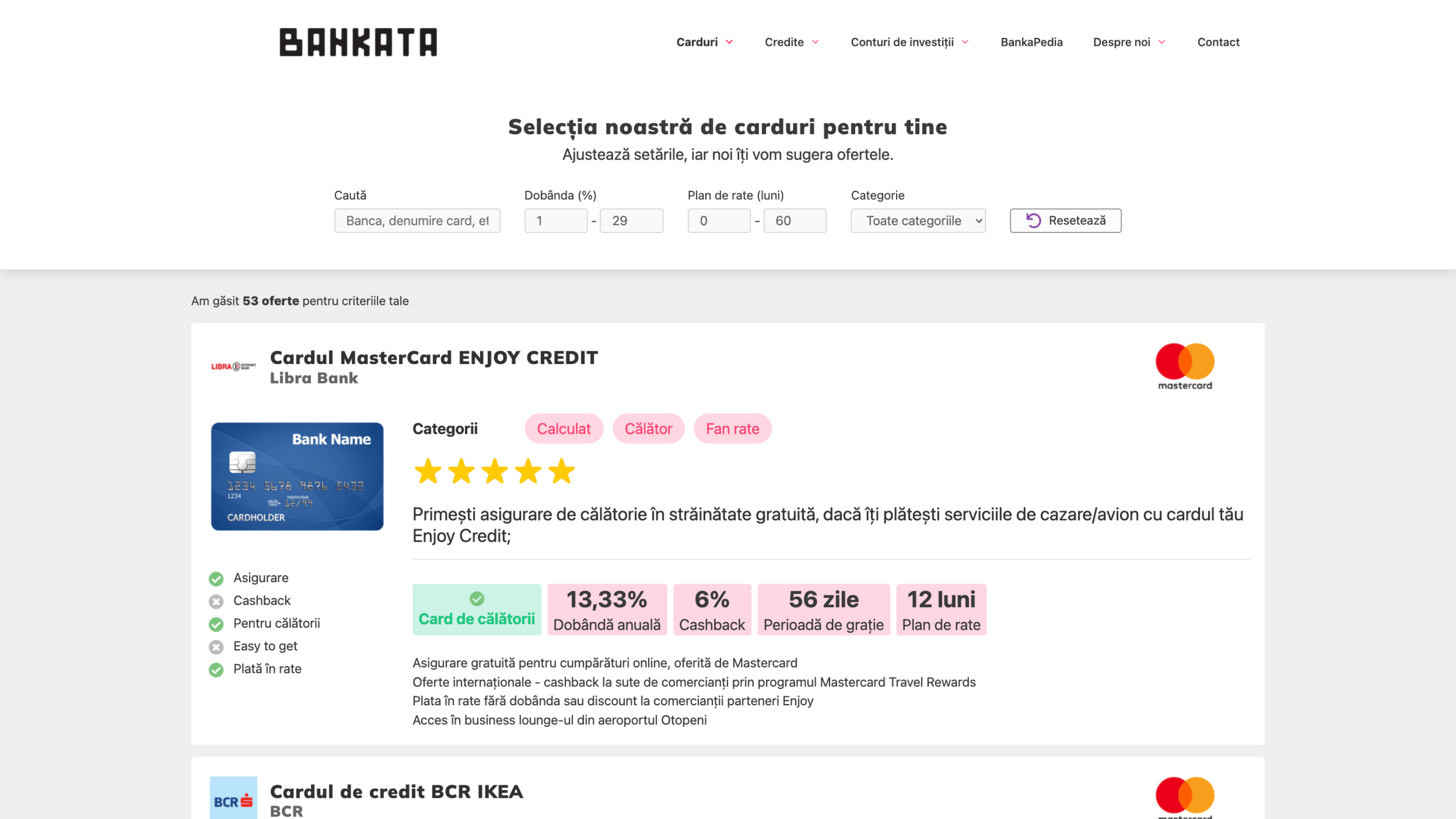 Bankata - Consumer financial products & investment help
