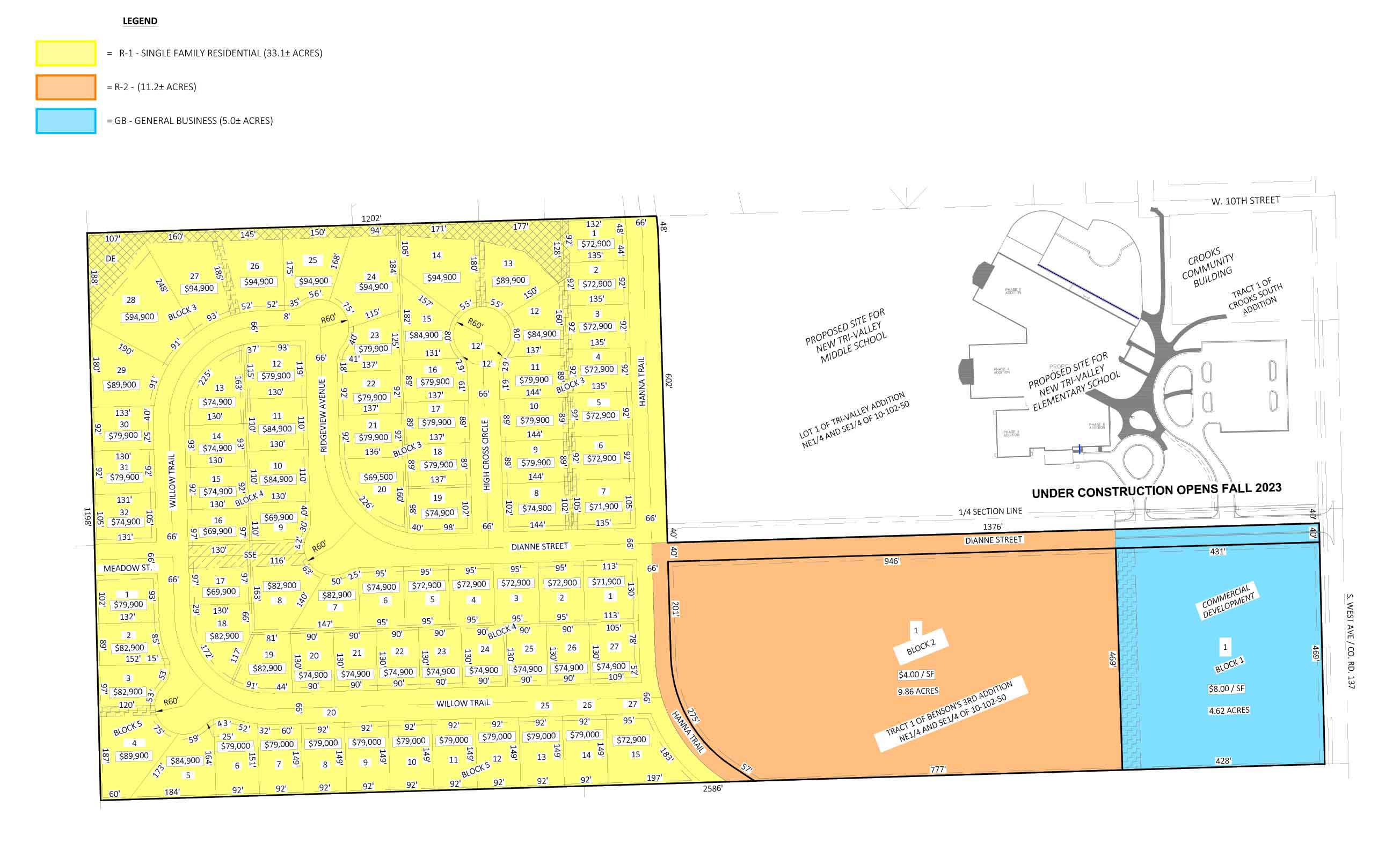 The Plan - Willow Creek Ridge Addition