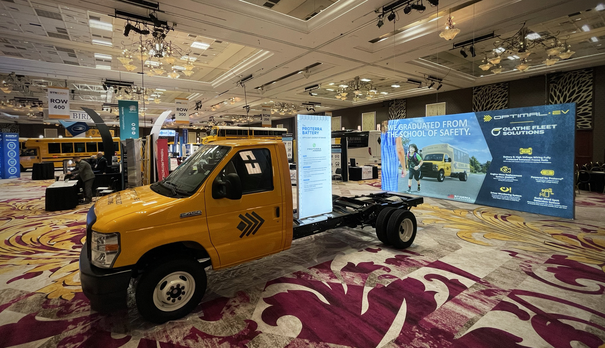 Optimal EV Displays E1 with Olathe Ford at STN Expo Reno · Optimal-EV