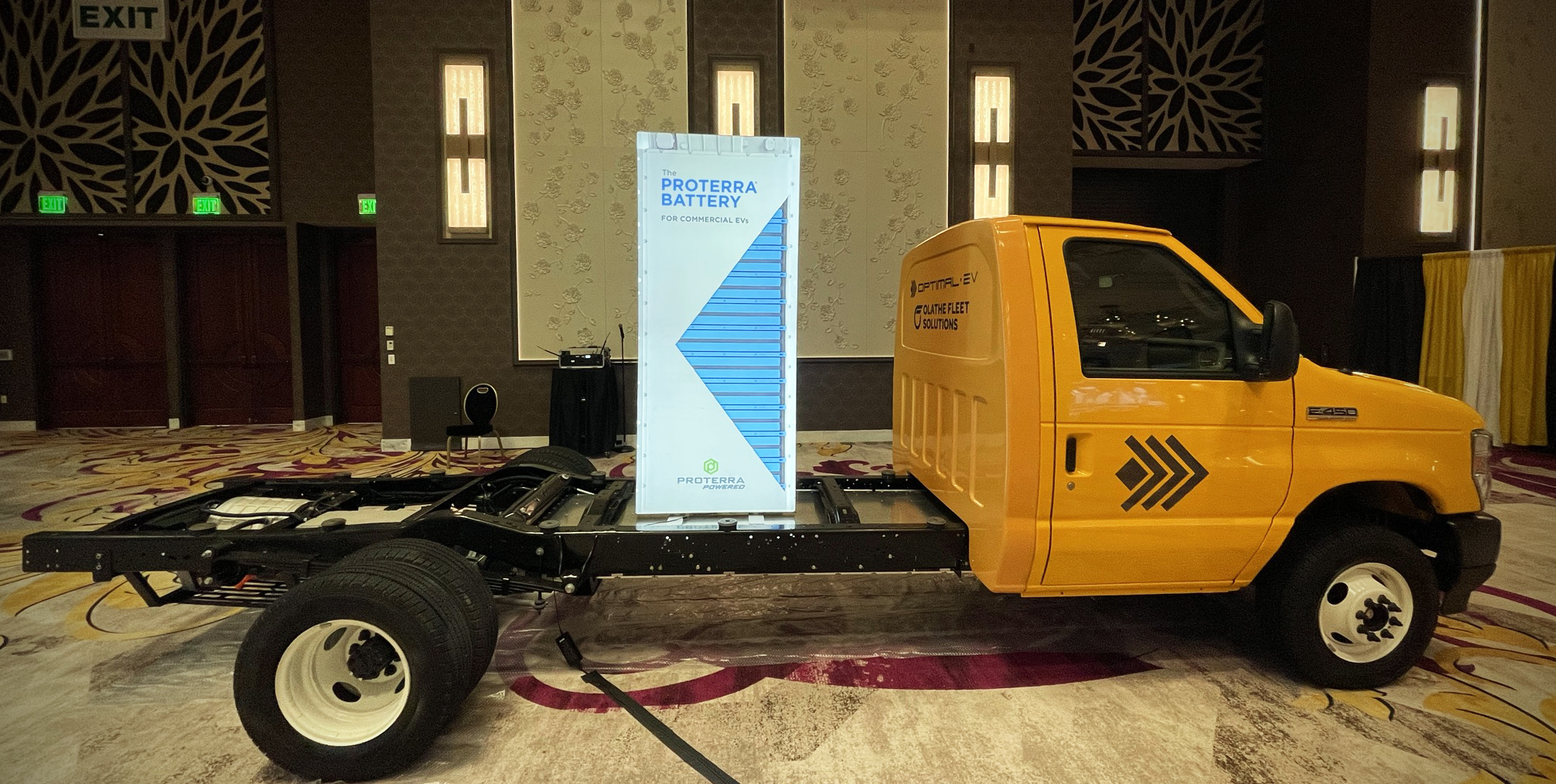 Optimal-EV Displays E1 with Olathe Ford at STN Expo Reno · Optimal-EV