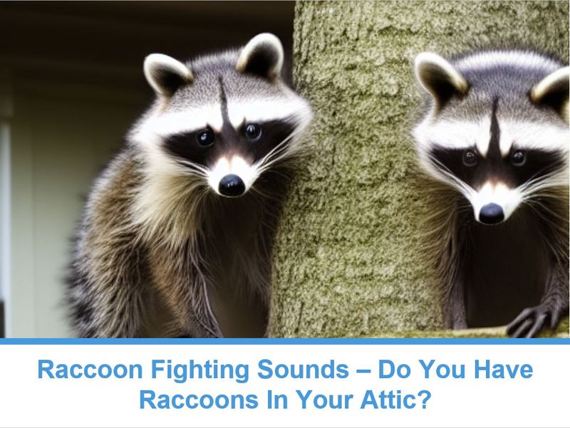 Raccoon Fighting Sounds - Do You Have Raccoons? | Critter Stop