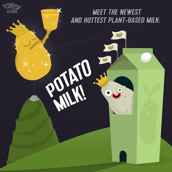 Meet the newest and hottest plant-based milk: Potato Milk! – Simple ...