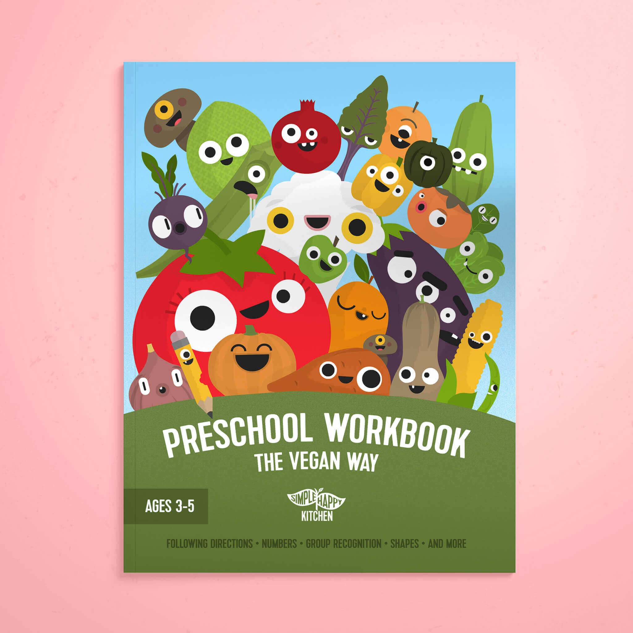 Plant-Based Vegan ABC Alphabet Print – Simple Happy Kitchen