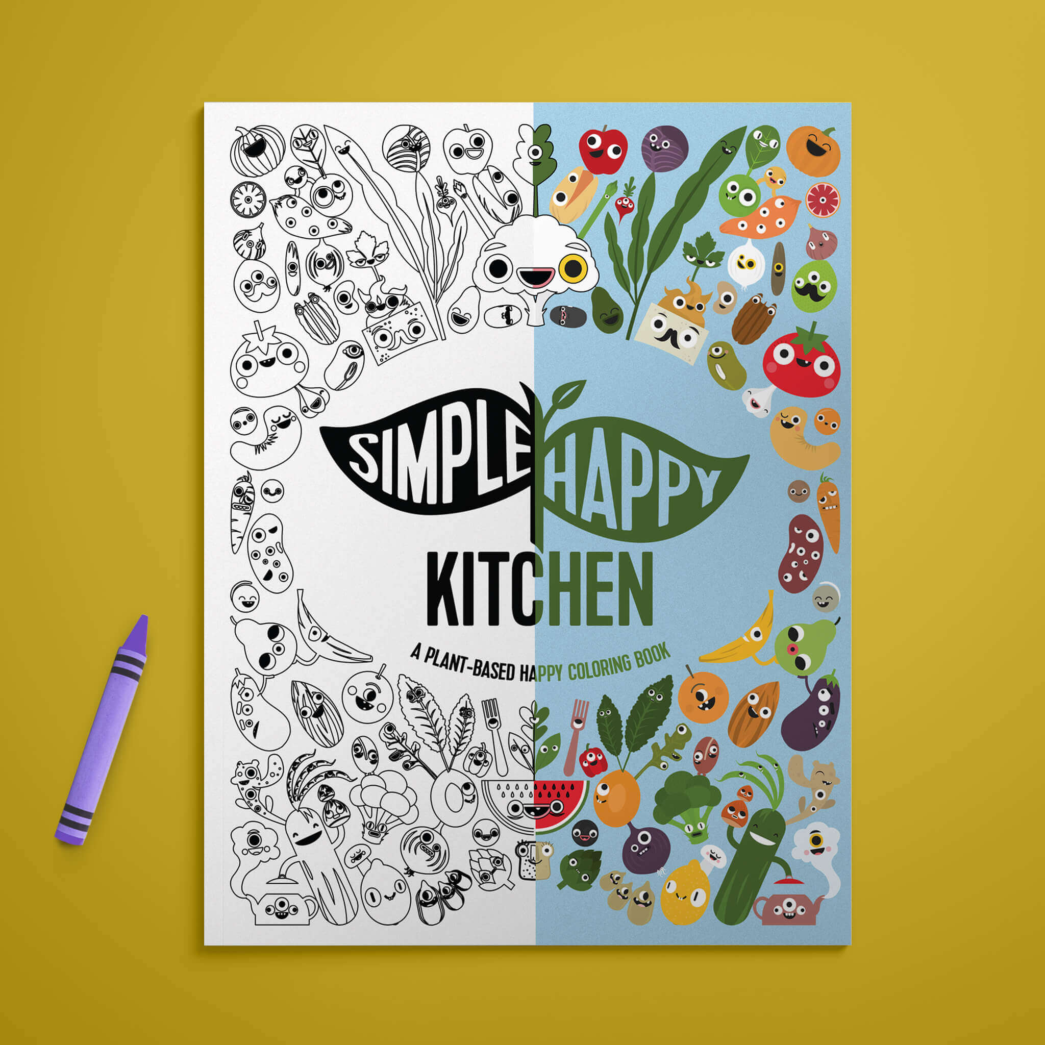 Plant-Based Vegan ABC Alphabet Print – Simple Happy Kitchen