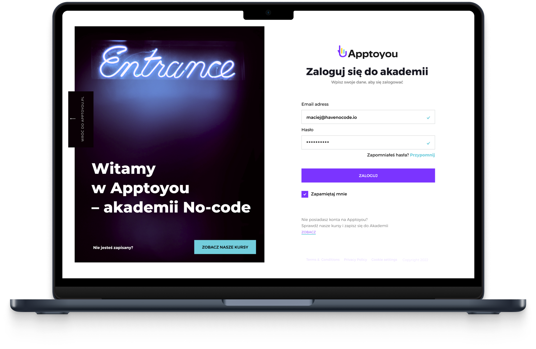havenocode.io | Apptoyou.pl Academy | No-code App | Case Study