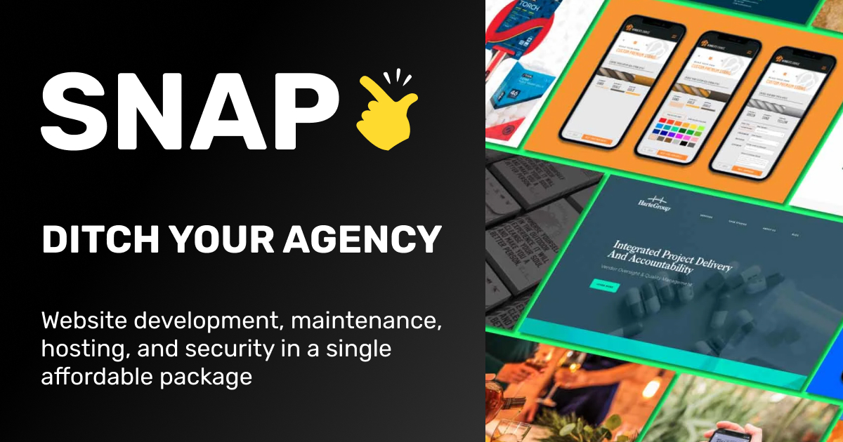 Snap | The Subscription-Based Web Development Service