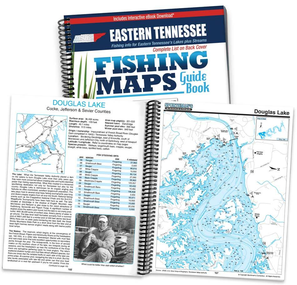 Douglas Lake Fishing Map