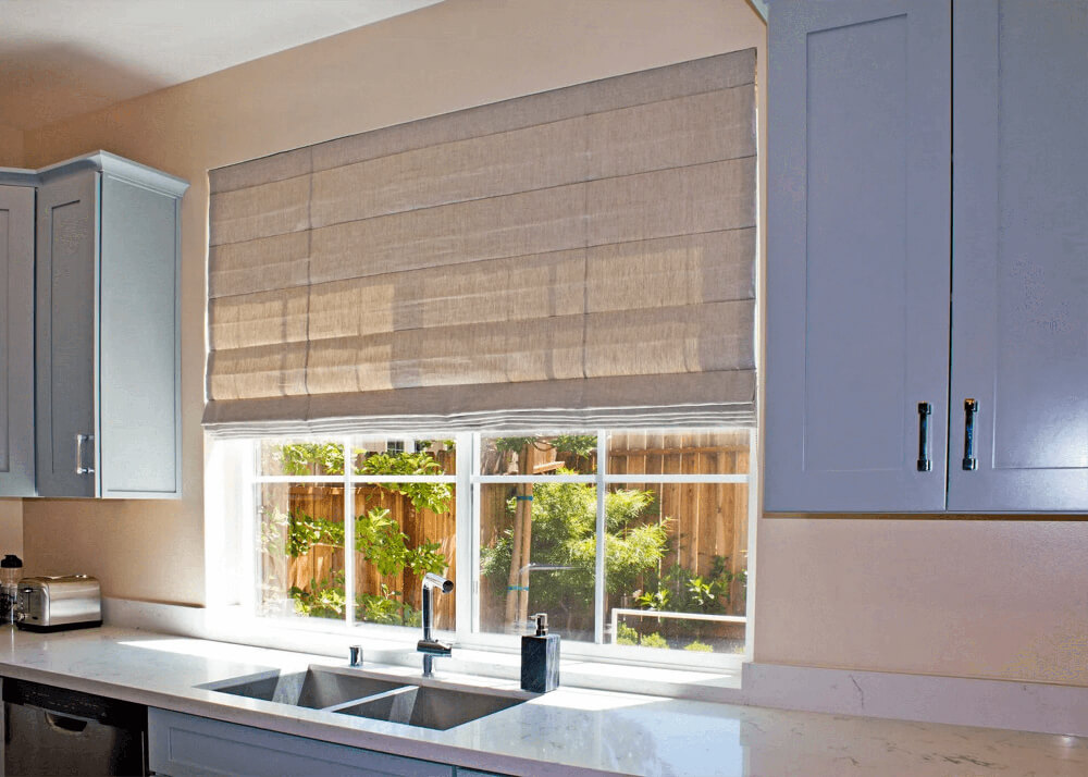 Santa Rosa Roman Shades | Hartley Window Coverings
