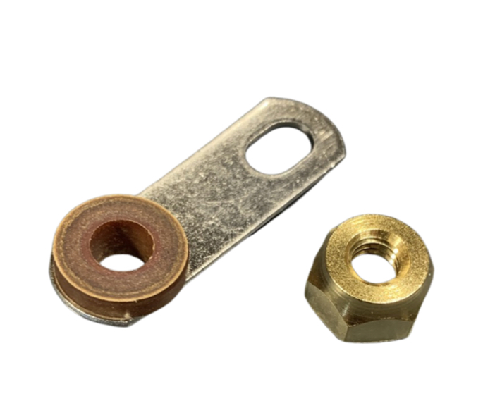 Test Link Straight 1" W/Insert & Gold Nut