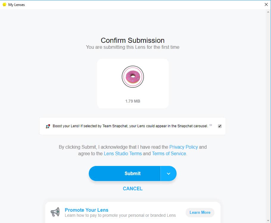 Vectary | How to create a custom Snapchat lens with 3D objects