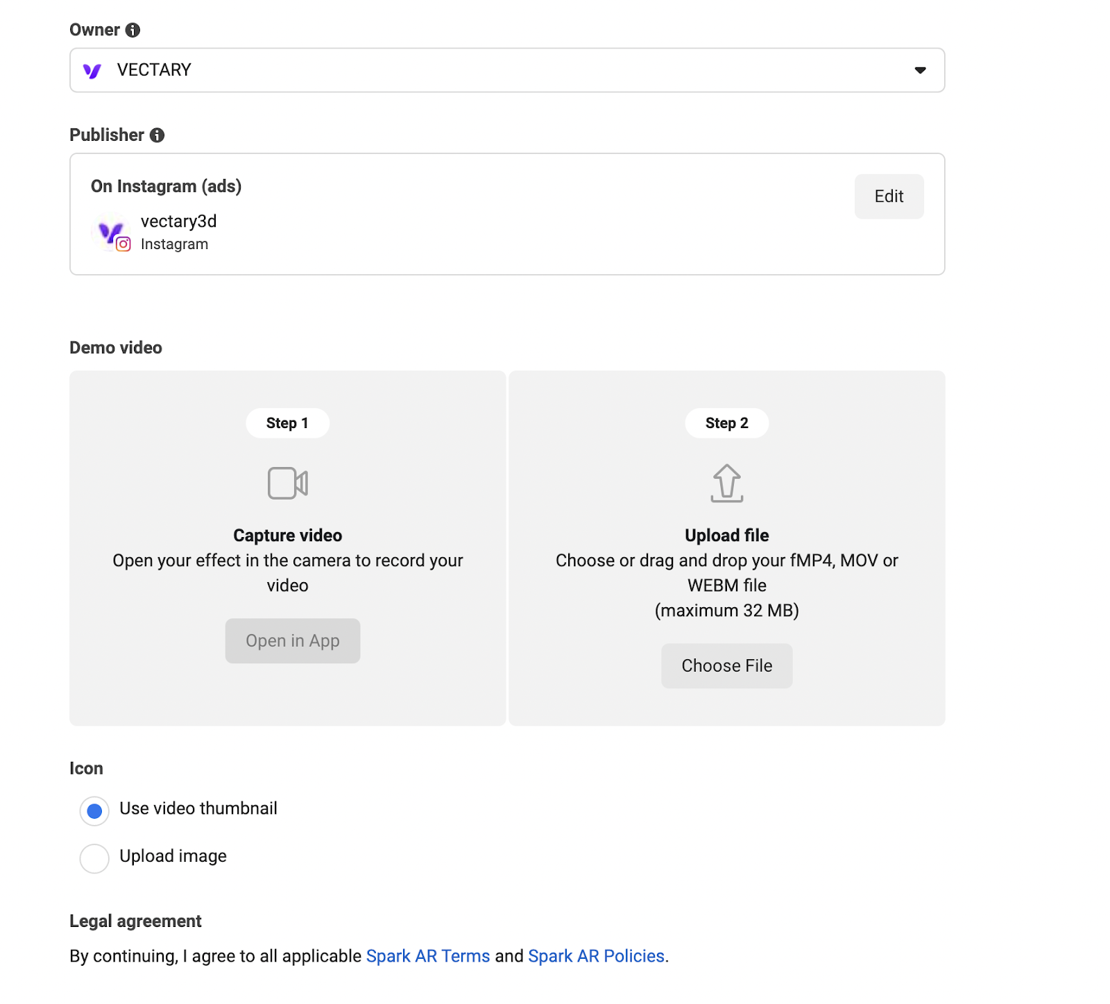 Vectary | Make 3D filters for Augmented Reality Ads on Instagram