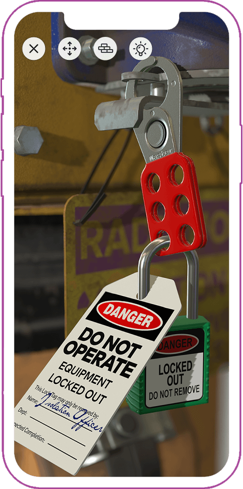 LOTO Training in Augmented Reality (AR)
