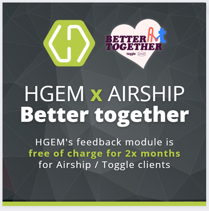 Airship customers can get HGEM for FREE for 2 months
