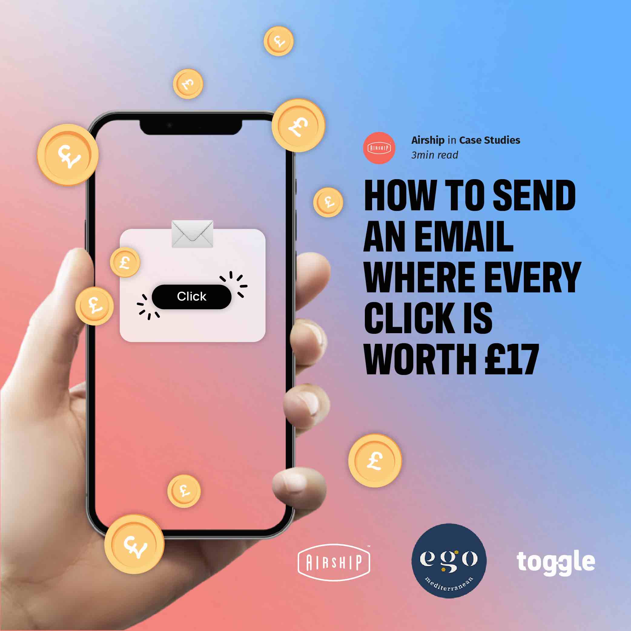 How to send an email where every click is worth £17