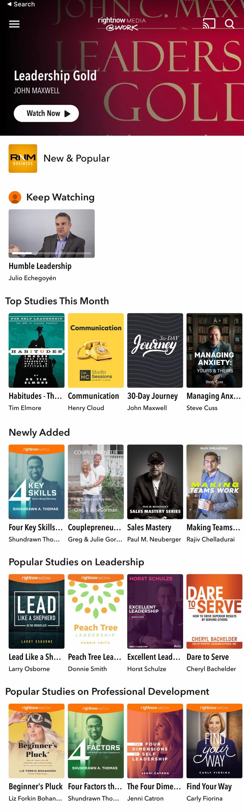 RightNow Media @ Work | Video Resources For Teams