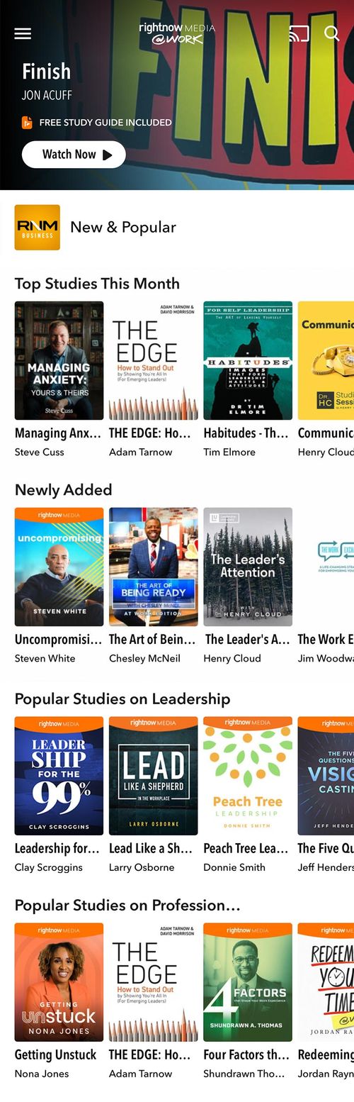 RightNow Media @ Work | Video Resources For Teams
