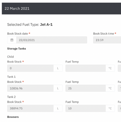 Reconcile6 - Fuel Inventory & Accounting