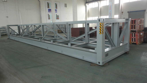 Flat racks & bins for lashing materials