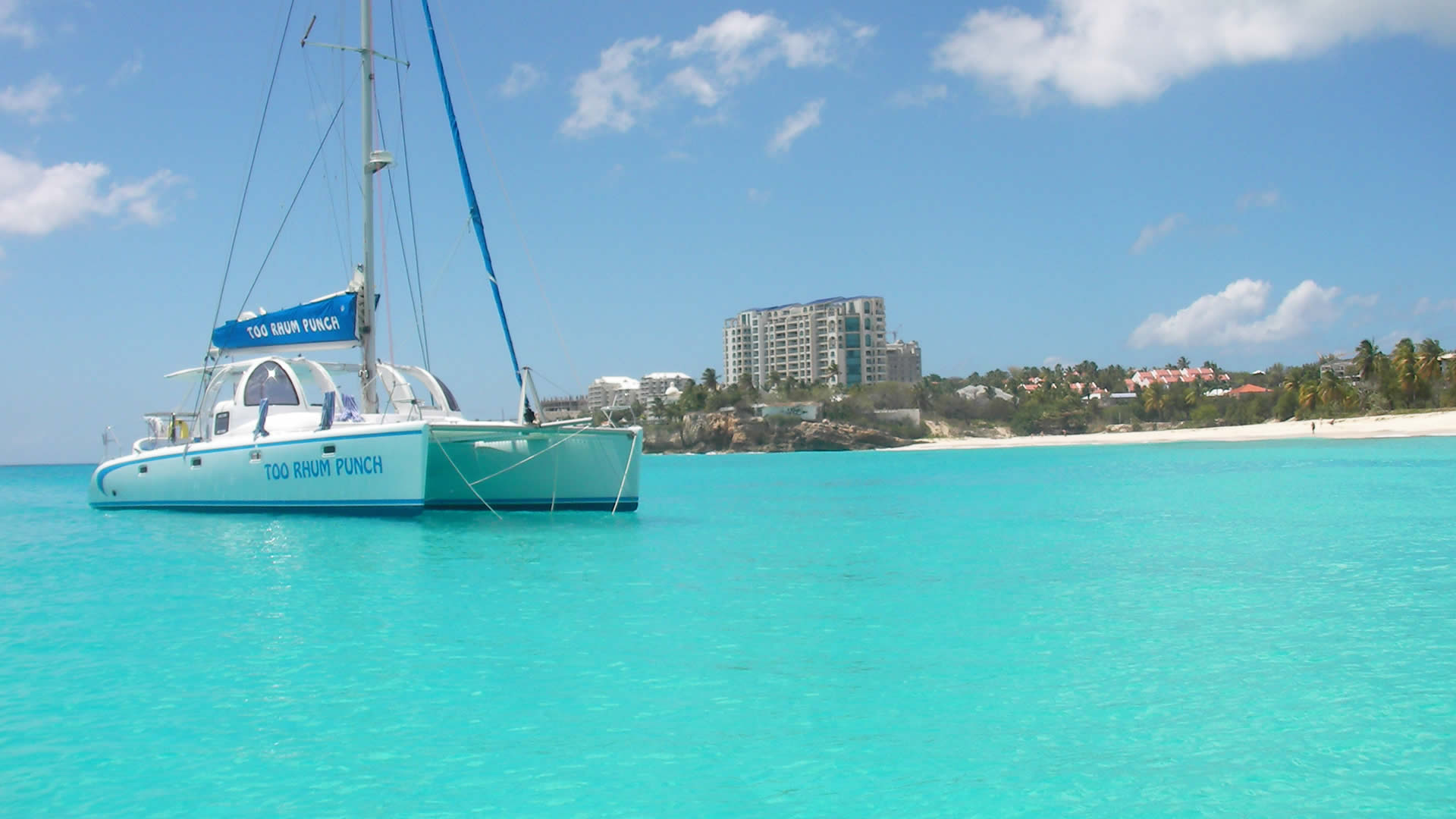 Tropical Sailing, Beach, and snorkel tour