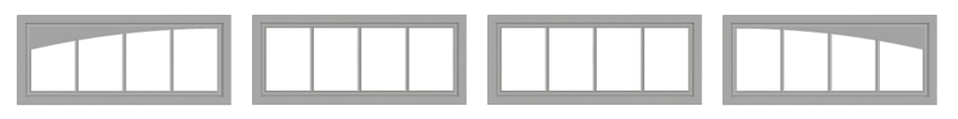 Smooth & V-Groove Overlay Residential Garage Door | Midland Garage Door