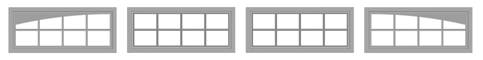 Smooth & V-Groove Overlay Residential Garage Door | Midland Garage Door