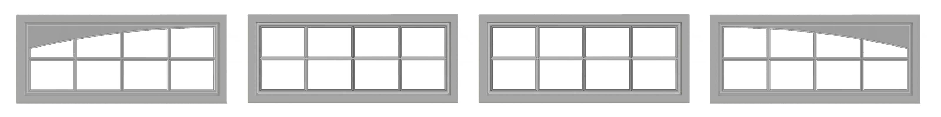 Smooth & V-Groove Overlay Residential Garage Door | Midland Garage Door