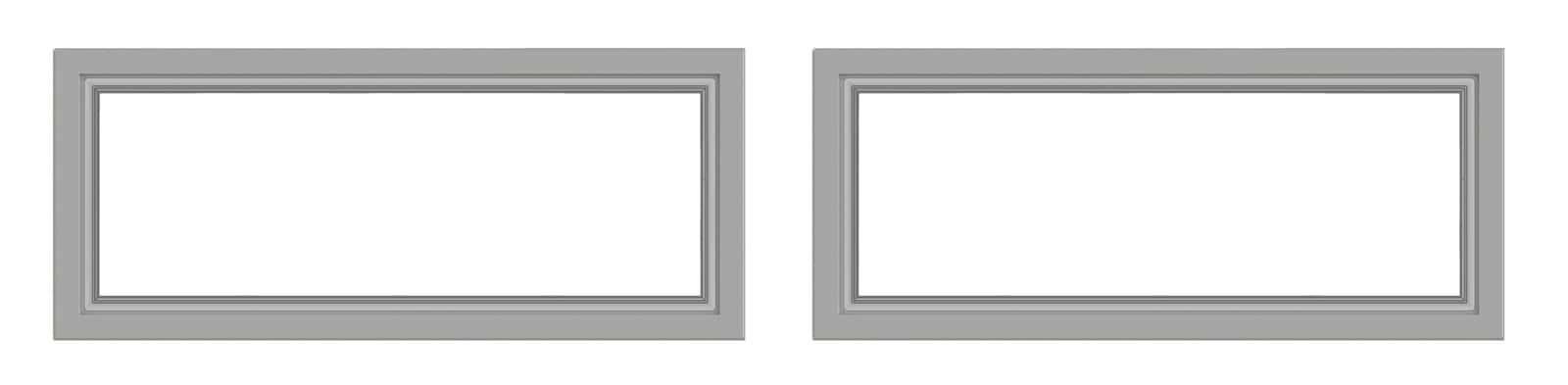 Smooth & V-Groove Overlay Residential Garage Door | Midland Garage Door