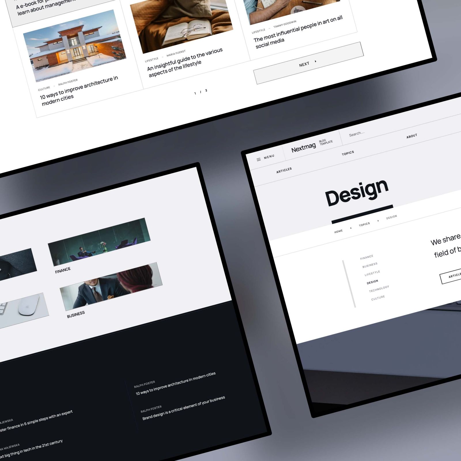 Webflow templates - Premium CMS websites by Metrik