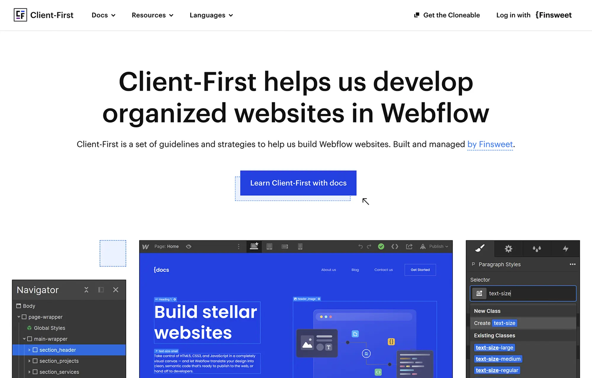 Webflow Project For Client First
